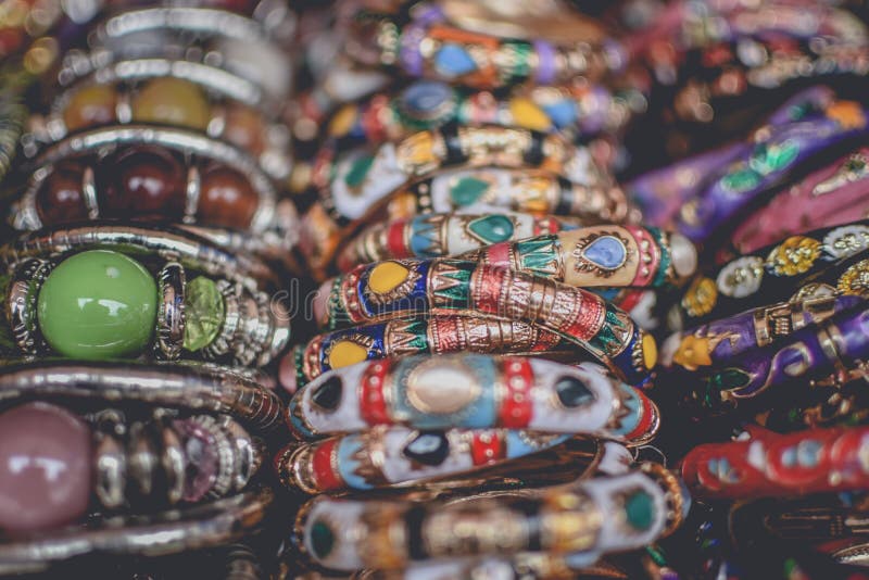 Colorful Bangles stock image. Image of bargain, bangles - 71177397