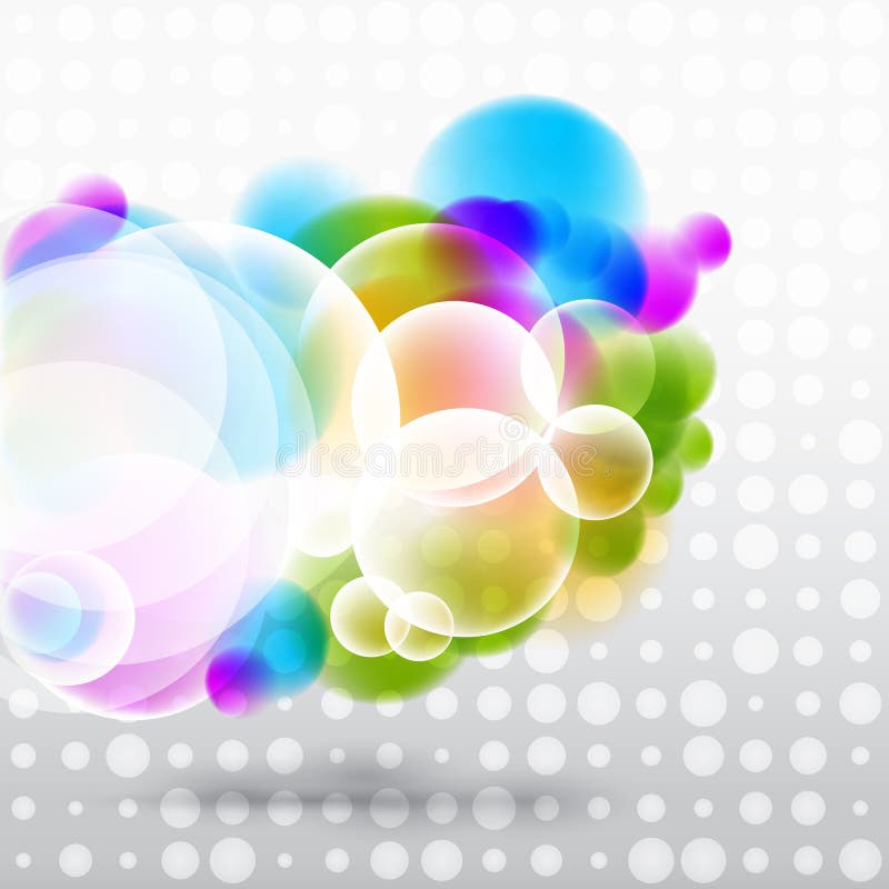 Futuristic Background with Molecules Stock Vector - Illustration of ...