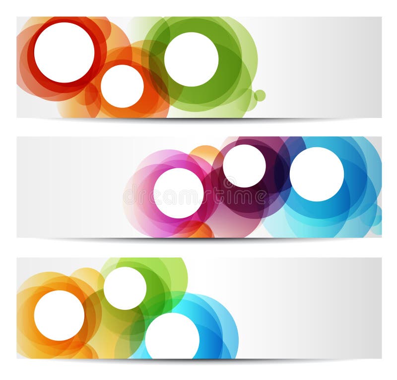 Banner Templates stock vector. Illustration of cool, colorful - 9942309