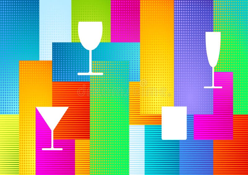 Colorful Bar stock vector. Illustration of colorful, party - 16290642