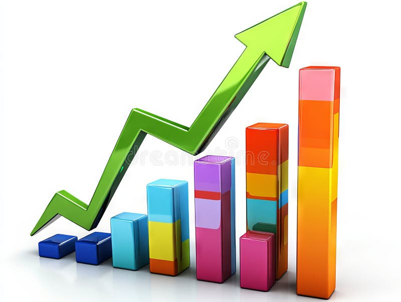 Colorful Graph Purple Blue Green Bars Stock Photos - Free & Royalty ...