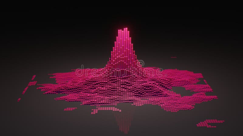 Colorful Bar Graphs Rising , Falling . Transforming Rectangular Blocks ...