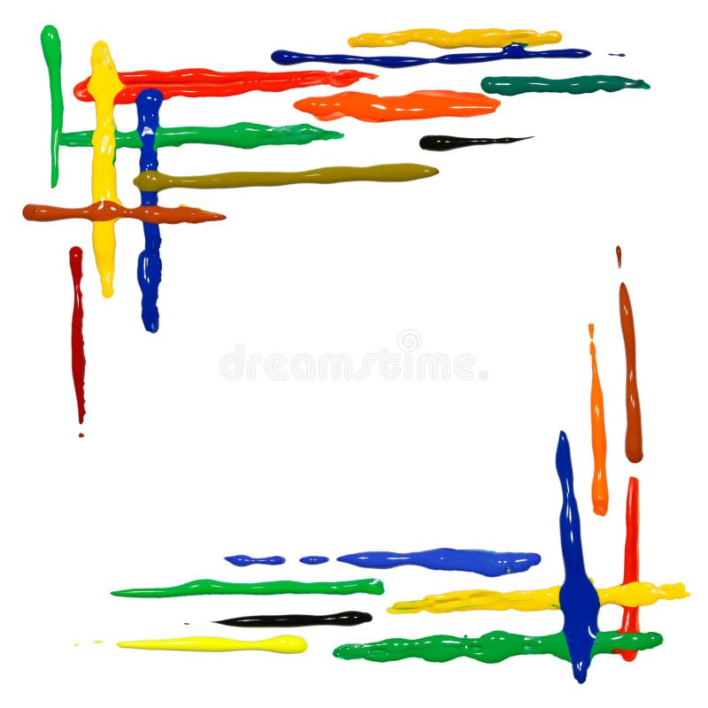Colorful borders stock vector. Illustration of draw, object - 19976323