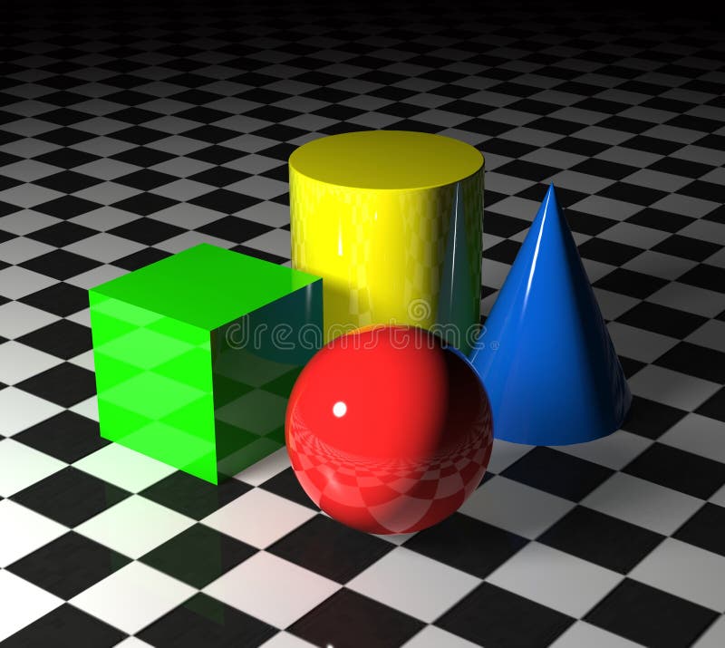 Colorful Basic Shape stock illustration. Illustration of object - 14101986