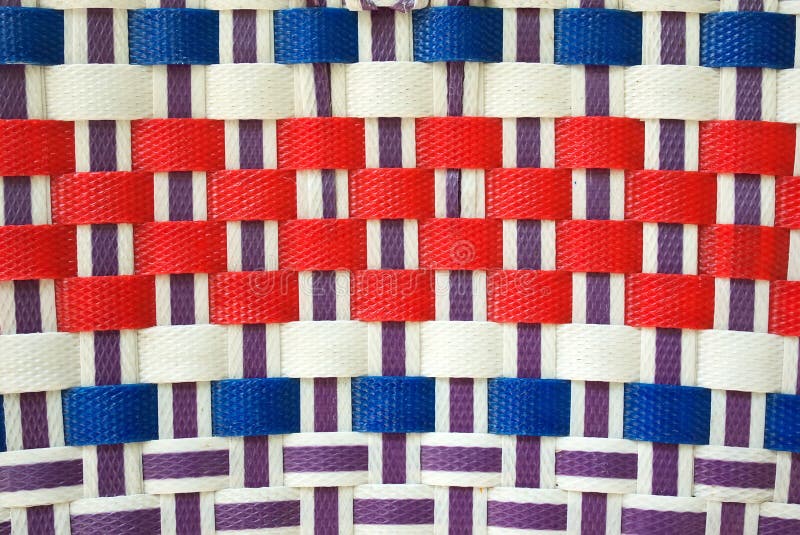 Colorful basket weave pattern - Stock Image - Everypixel