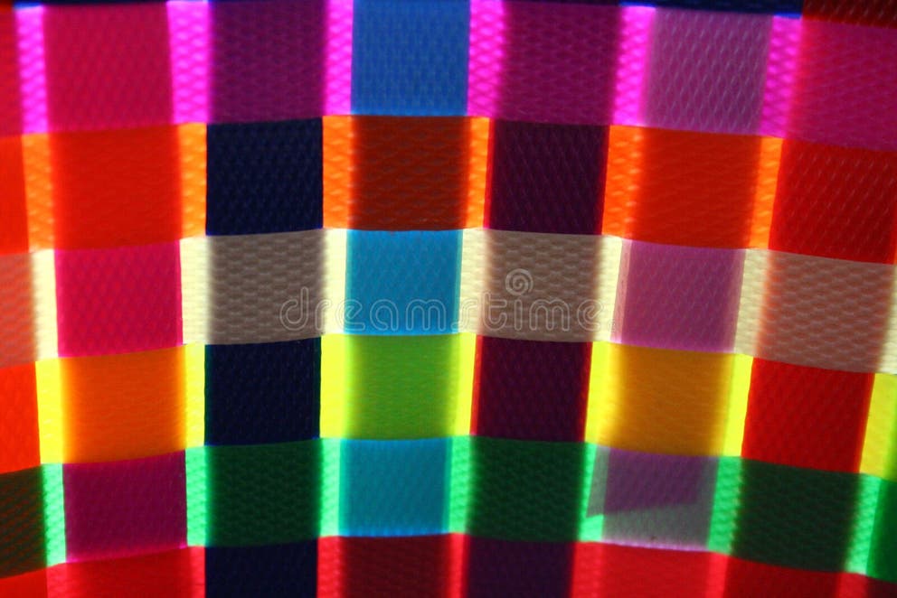Colorful Basket Weaving Glow Stock Image - Image of grid, close: 3065859