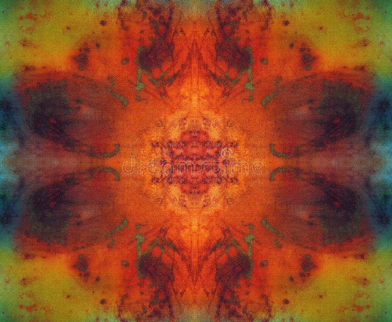 Colorful Batik Fabric Abstract Stock Image - Image of batik, orange ...