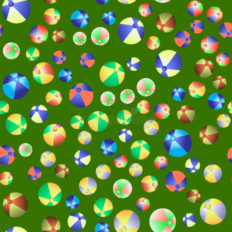 Beach Balls Pattern Stock Illustrations – 593 Beach Balls Pattern Stock ...
