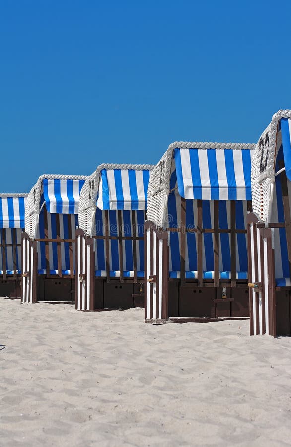 Windbreaker on beach stock image. Image of sandy, leisure - 14757501