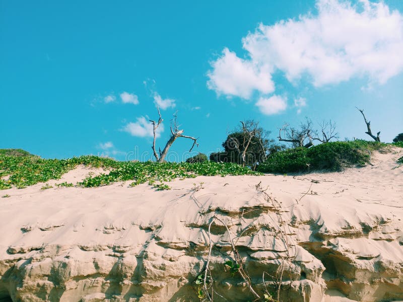 Colorful Beach scenery stock photo. Image of landscape - 146822386