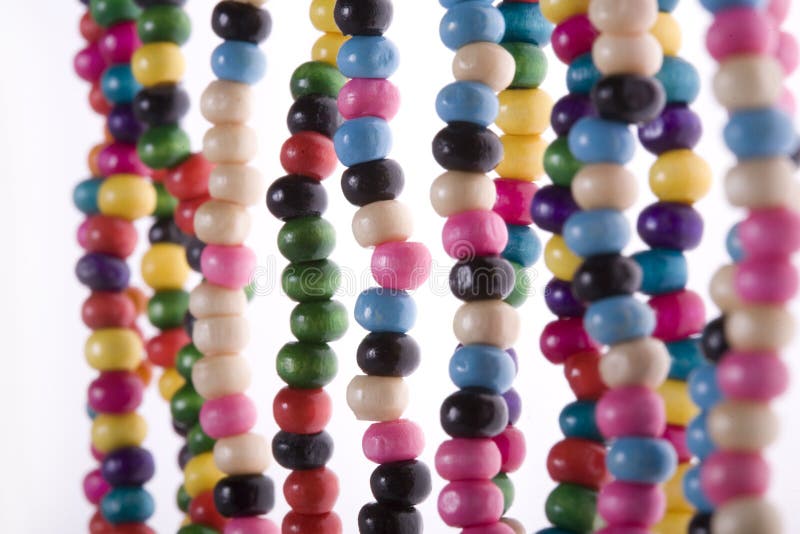 Colorful beads stock photo. Image of handicraft, clothing - 7079158