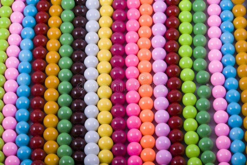 Colorful beads stock photo. Image of handicraft, clothing - 7079158