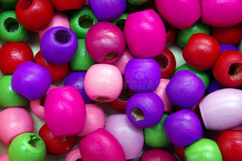 Colorful Beads stock photo. Image of pink, colorful, accessory - 9403850