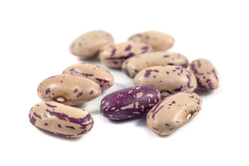 Colorful Beans Isolated on White Background Stock Photo - Image of ...