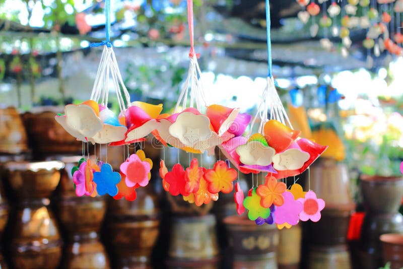 Colorful Bell for Home Decoration Stock Photo - Image of colorful, bell ...