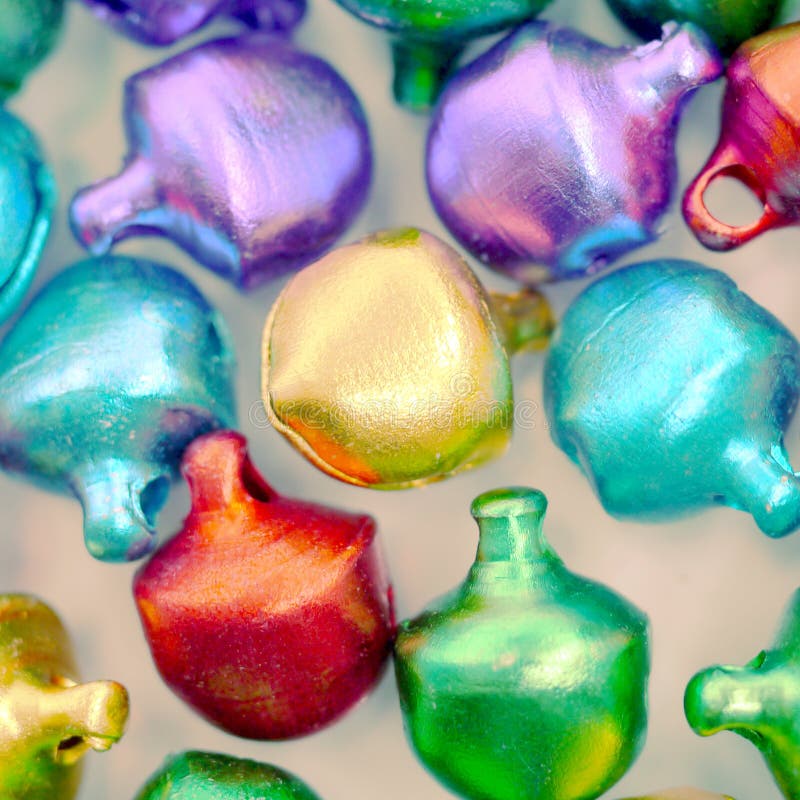 Colorful Bell Old Vintage Retro Style Stock Image - Image of colorful ...