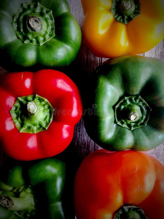 Assorted peppers stock photo. Image of harvest, ingredient - 142103680