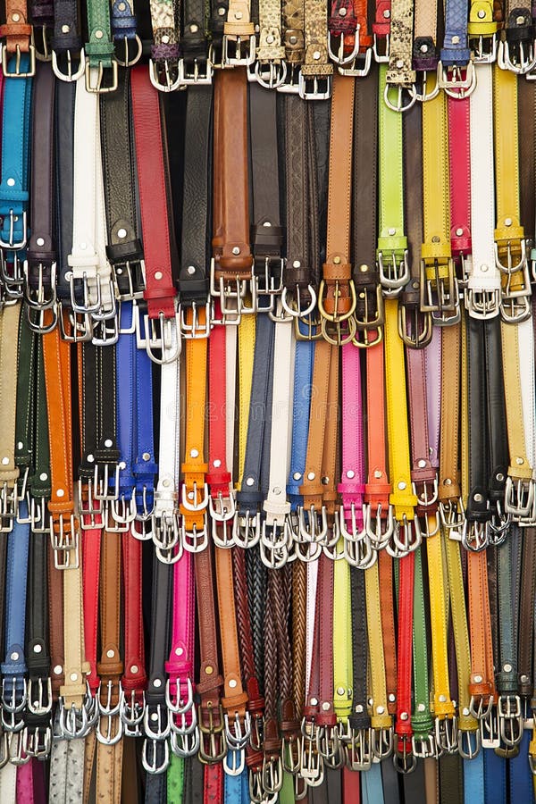 Colorful Belts in Mexico stock photo. Image of belts, colors - 8335068
