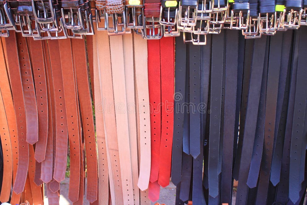 Colorful belts stock image. Image of sale, material, colors - 52931613