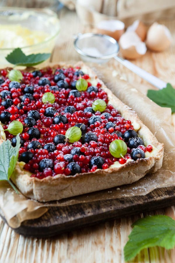 Colorful berry pie stock image. Image of pastry, eating - 32063867