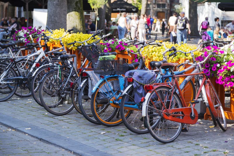 Colorful bicycle stock image. Image of antique, ecological - 45052441