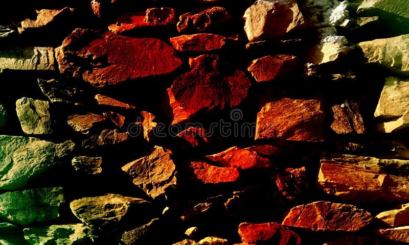 Abstract Shiny Colorful Rock Wall in Big Size Texture Design. Stock ...