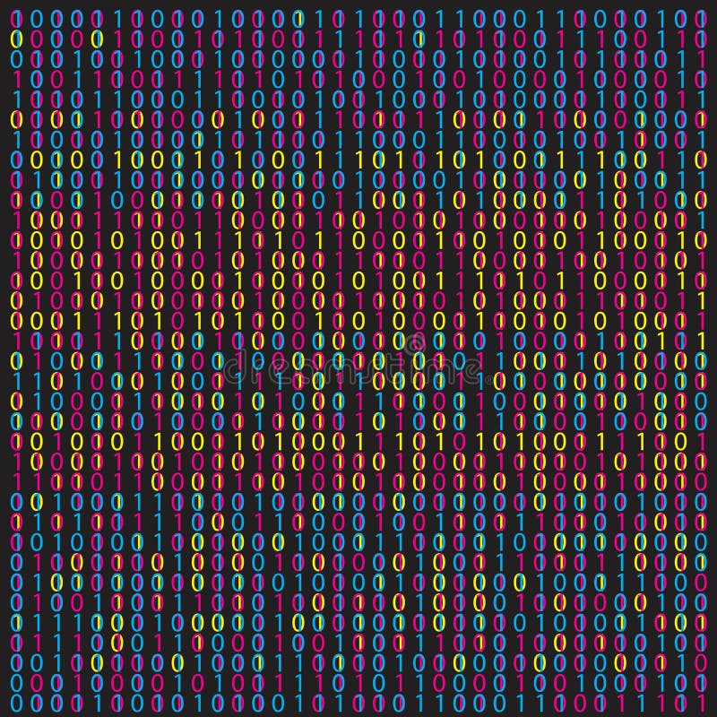 Abstract Rainbow Binary Code Stock Illustrations – 127 Abstract Rainbow ...