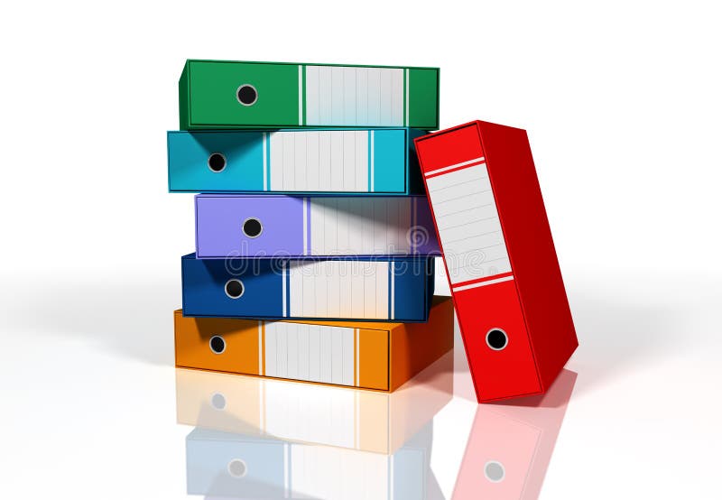 Colorful Binders Stock Illustrations – 583 Colorful Binders Stock ...