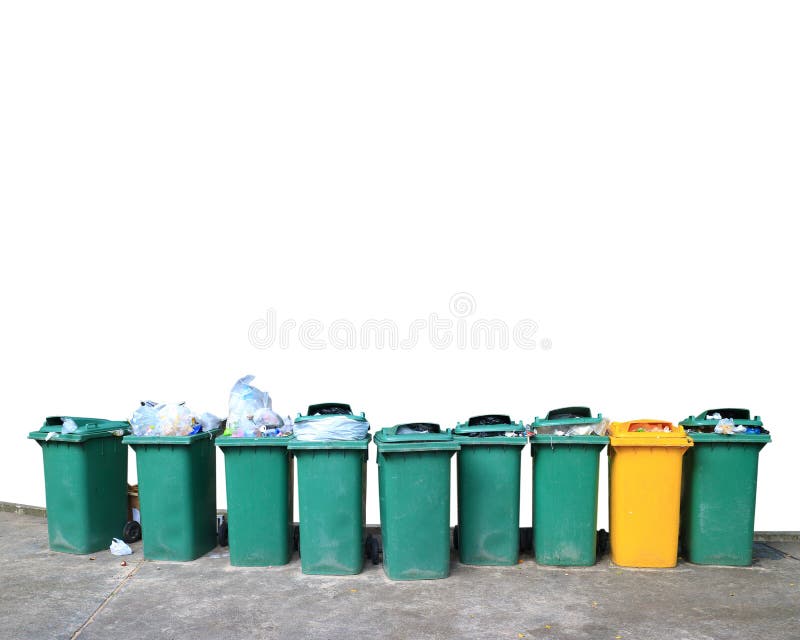 Colorful Bins for Selective Garbage Collection for Recycling Stock ...
