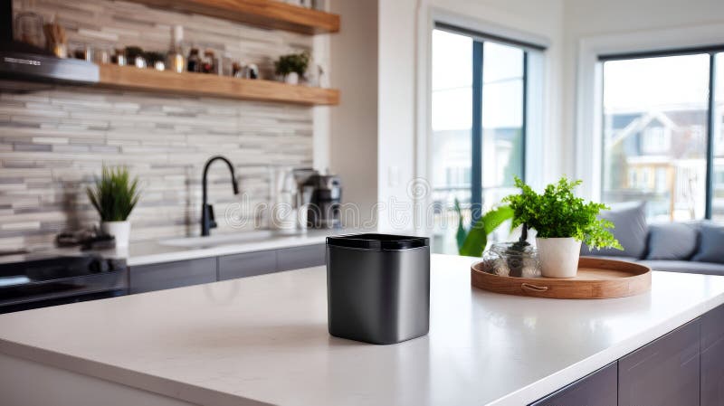 Colorful Bins for Sorting of Plastic, Paper Garbage and Organic Waste ...