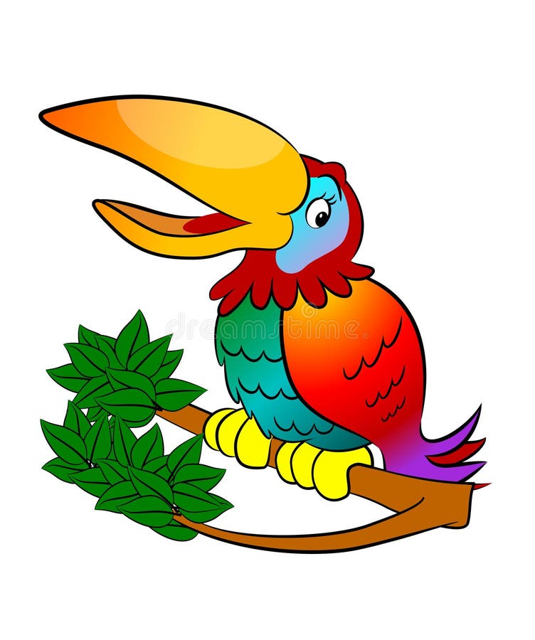 Colorful bird stock vector. Illustration of cartoon, hungary - 67273233