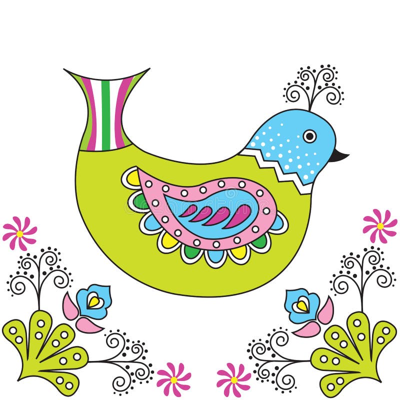 Colorful bird stock vector. Illustration of cartoon, hungary - 67273233