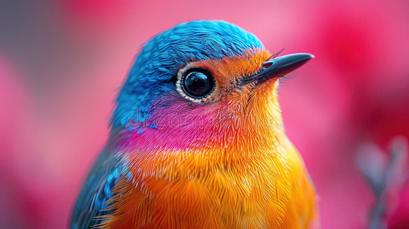 Colorful Bird Printout stock illustration. Illustration of exotic ...