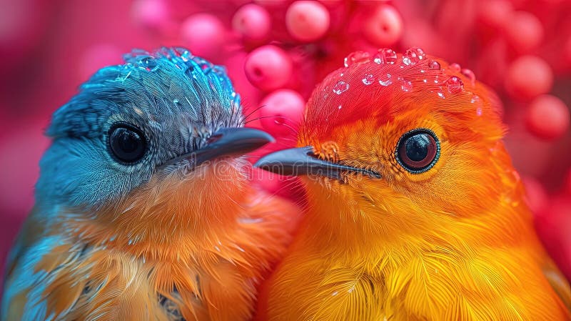 Colorful Bird Printout stock illustration. Illustration of mesmerizing ...