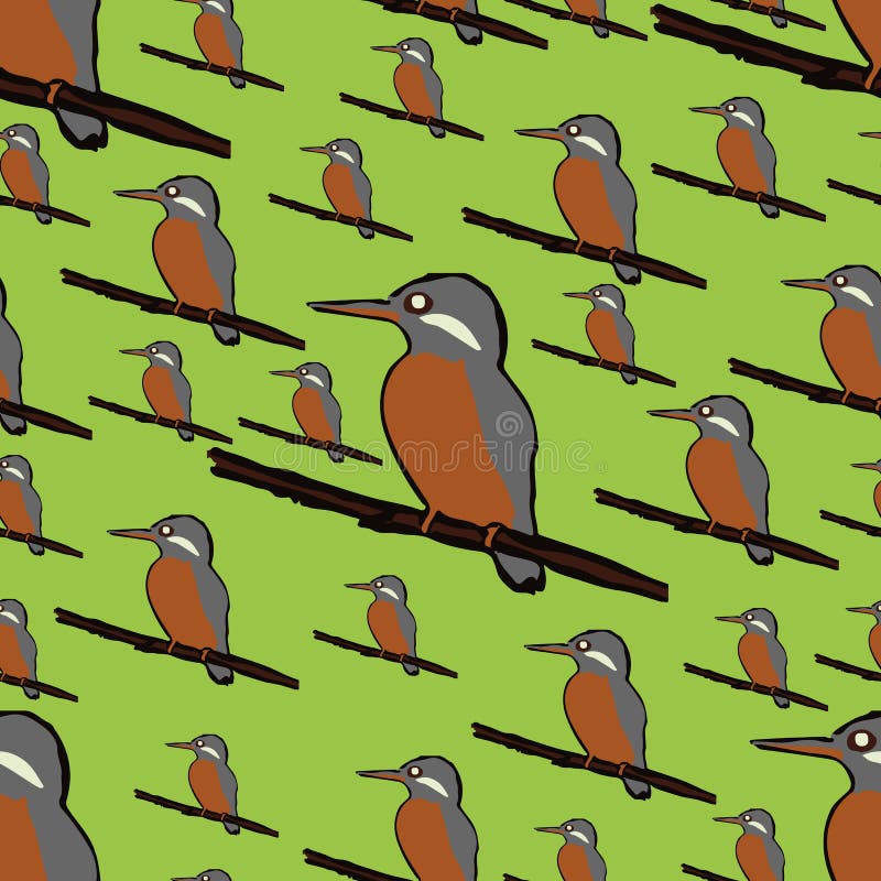 Bird Repeat Pattern Stock Illustrations – 13,783 Bird Repeat Pattern ...