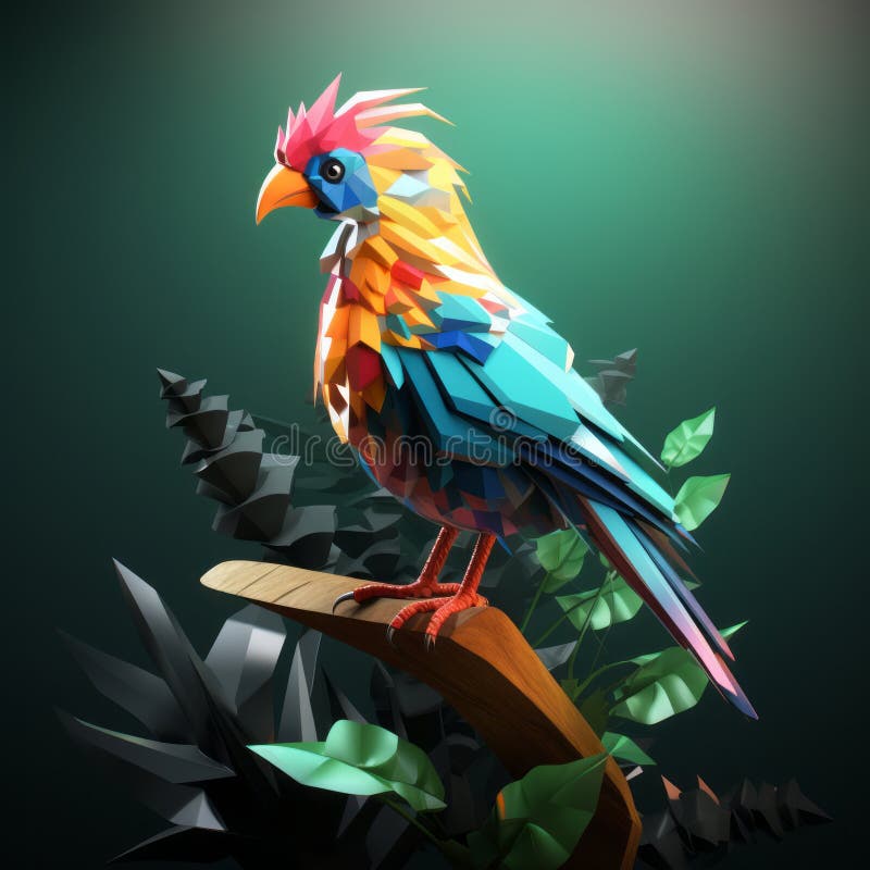 Low Poly Bird Stock Illustrations – 3,160 Low Poly Bird Stock ...