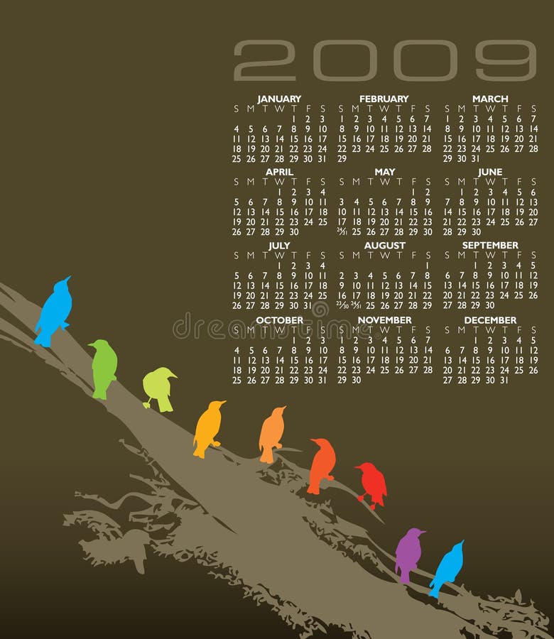 Illustrated birds in sky stock vector. Illustration of bird - 5895202