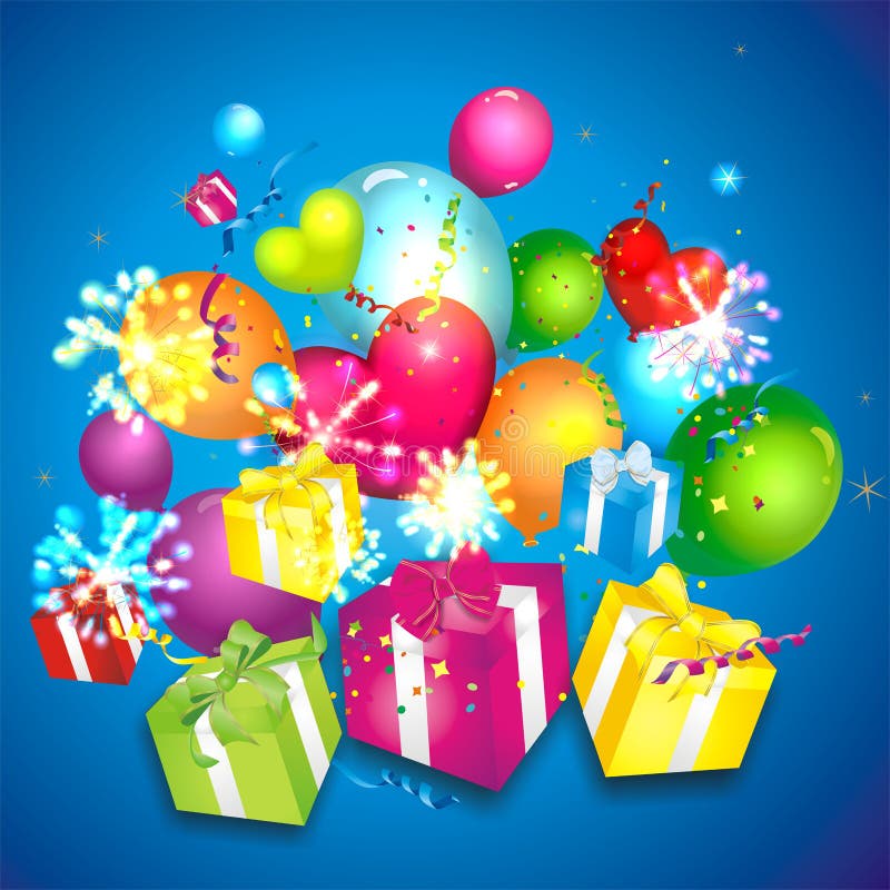 Happy Birthday Magic Background Stock Illustrations – 23,425 Happy ...