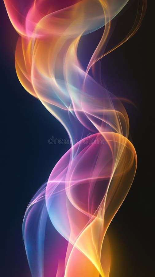 Colorful Bliss. Vibrant Multicolored Smooth Gradients Stock ...
