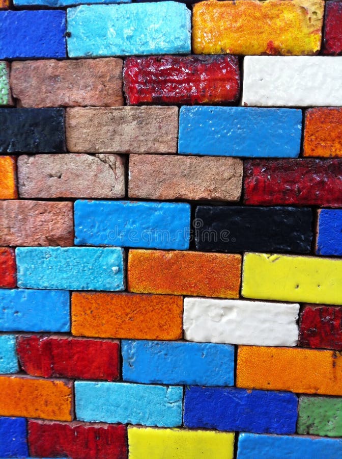 Colorful block patterns stock photo. Image of texture - 46203204