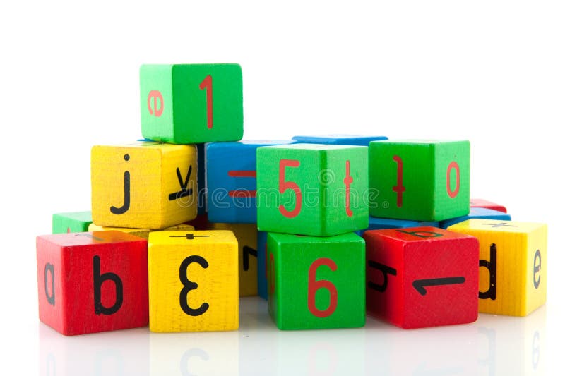 Colorful blocks stock photo. Image of calculate, colorful - 10037996