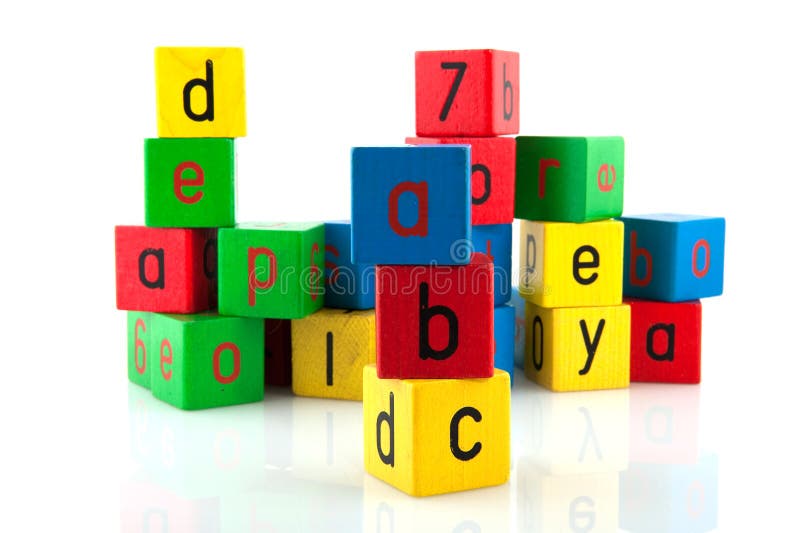 Colorful blocks stock photo. Image of characters, alphabet - 9701846
