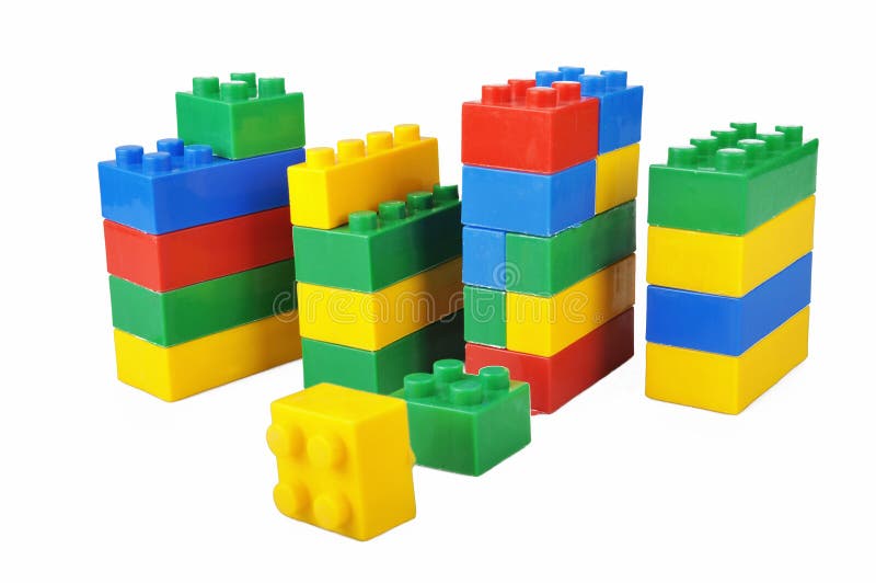 Colorful blocks stock photo. Image of bricks, cubic, childhood - 42909188
