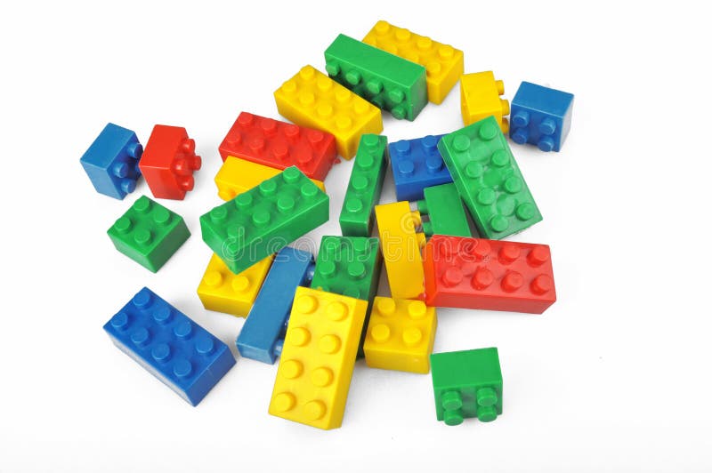 Color lego blocks stock photo. Image of build, construct - 17854866