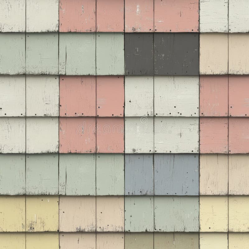 Colorful Blocks Made of Wood are Organized in a Grid Design Stock Image ...