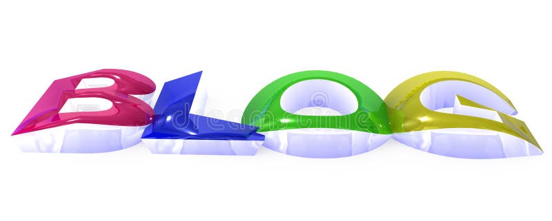 Colorful blog header stock illustration. Illustration of colors - 16967168