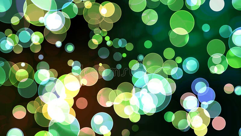 Colorful Blue Green Light Bubble Divine Dimension Stock Image - Image ...