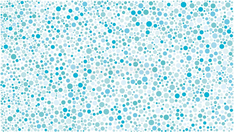Colorful Blue Hand Drawn Dots Abstract Background Stock Illustration ...