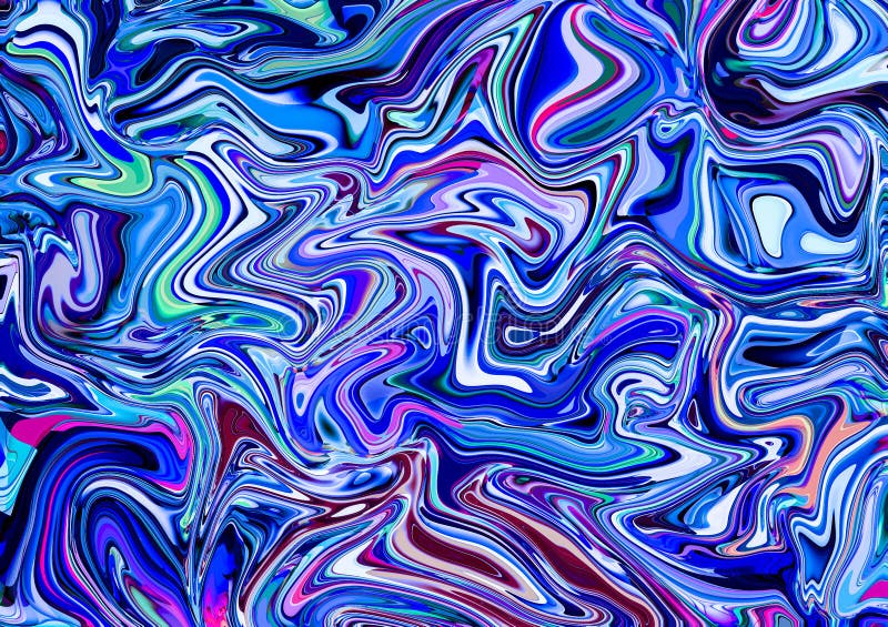 Colorful Blue Marble Effect Pattern Abstract Background for Design ...