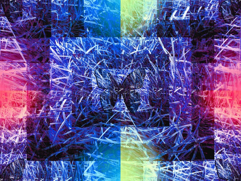 Colorful Blurred Rectangular Shaped Design Stock Illustration ...